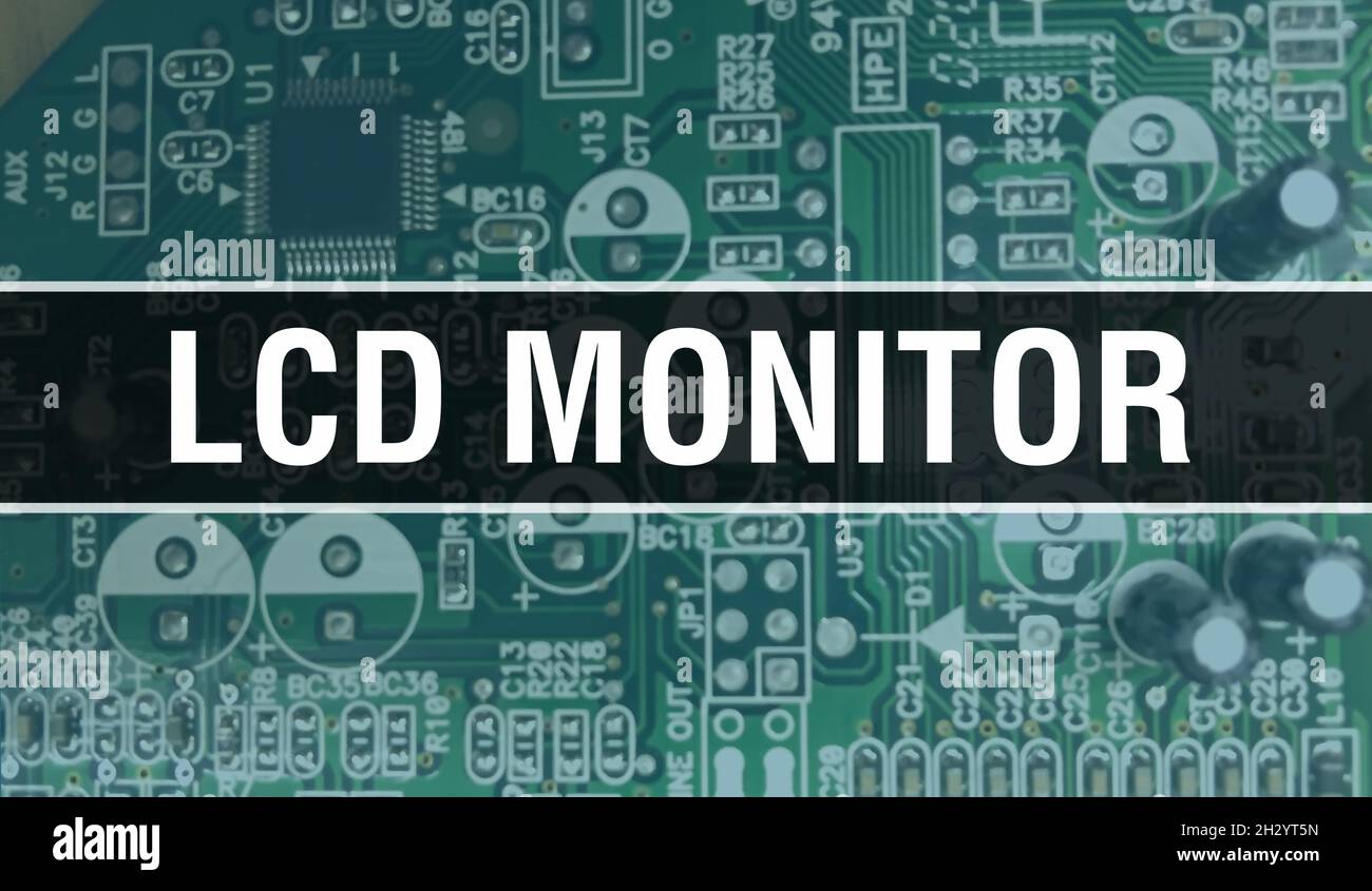 Computer monitor circuit board image hi-res stock photography and ...