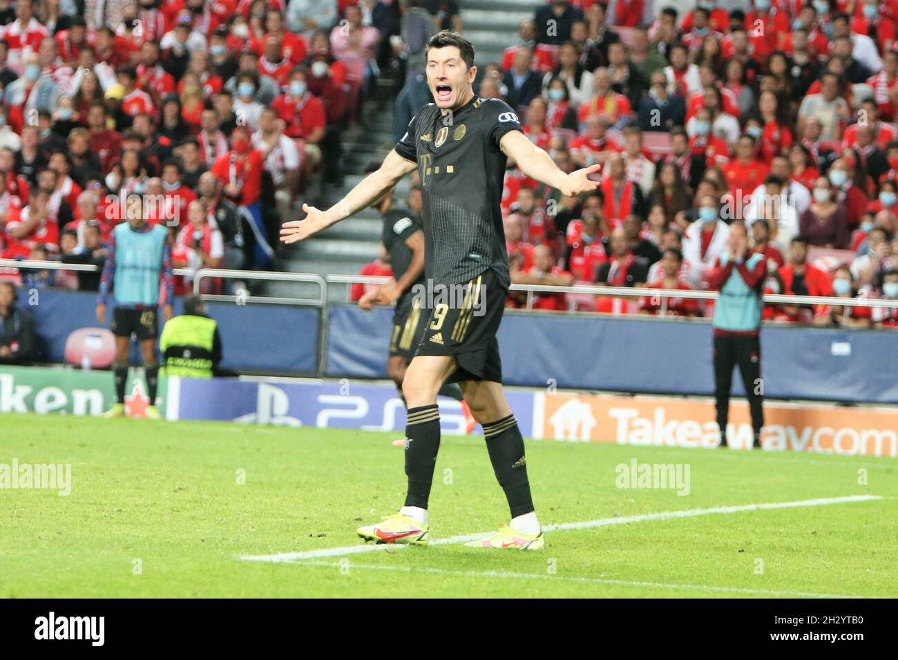 Robert Lewandowski of Bayern Munich during the UEFA Champions League ...