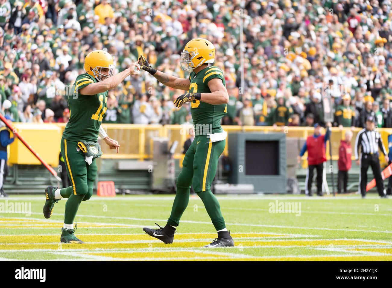 Green Bay, Wisconsin, USA. 24th Oct, 2021. Green Bay Packers ...