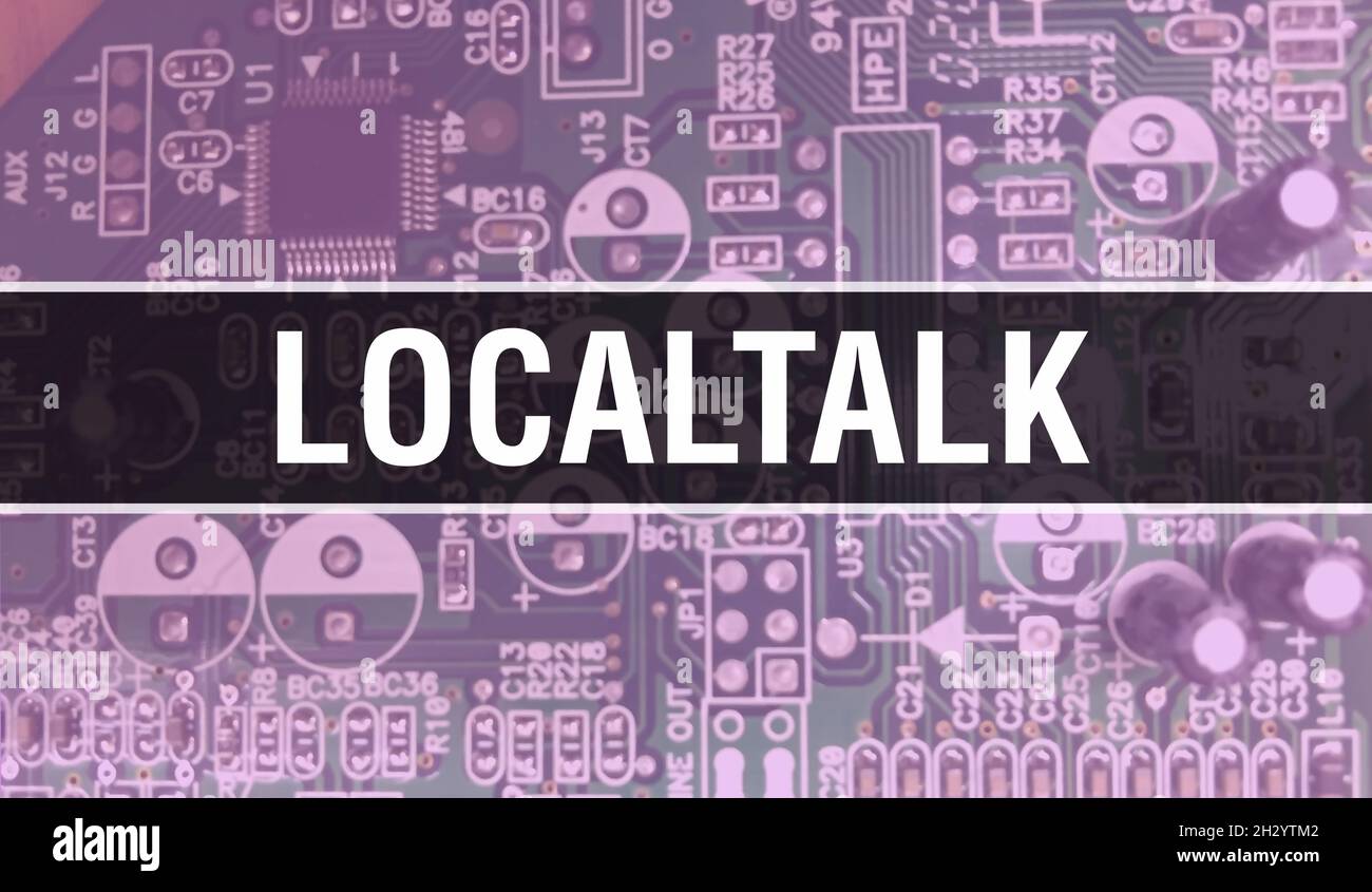 Localtalk text hi-res stock photography and images - Alamy