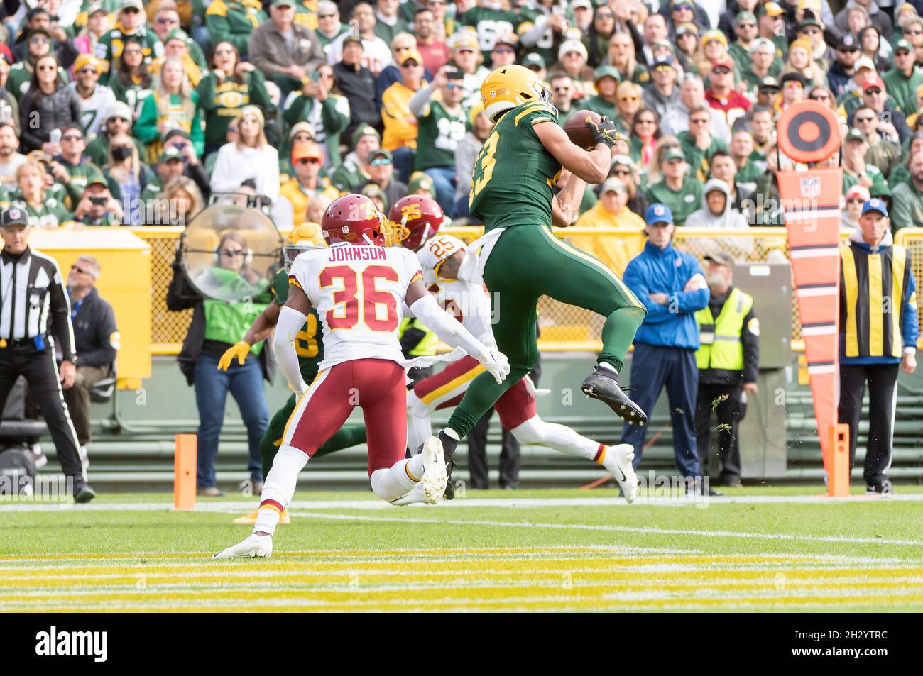 October 24, 2021: Washington Football Team cornerback Danny Johnson #36 ...