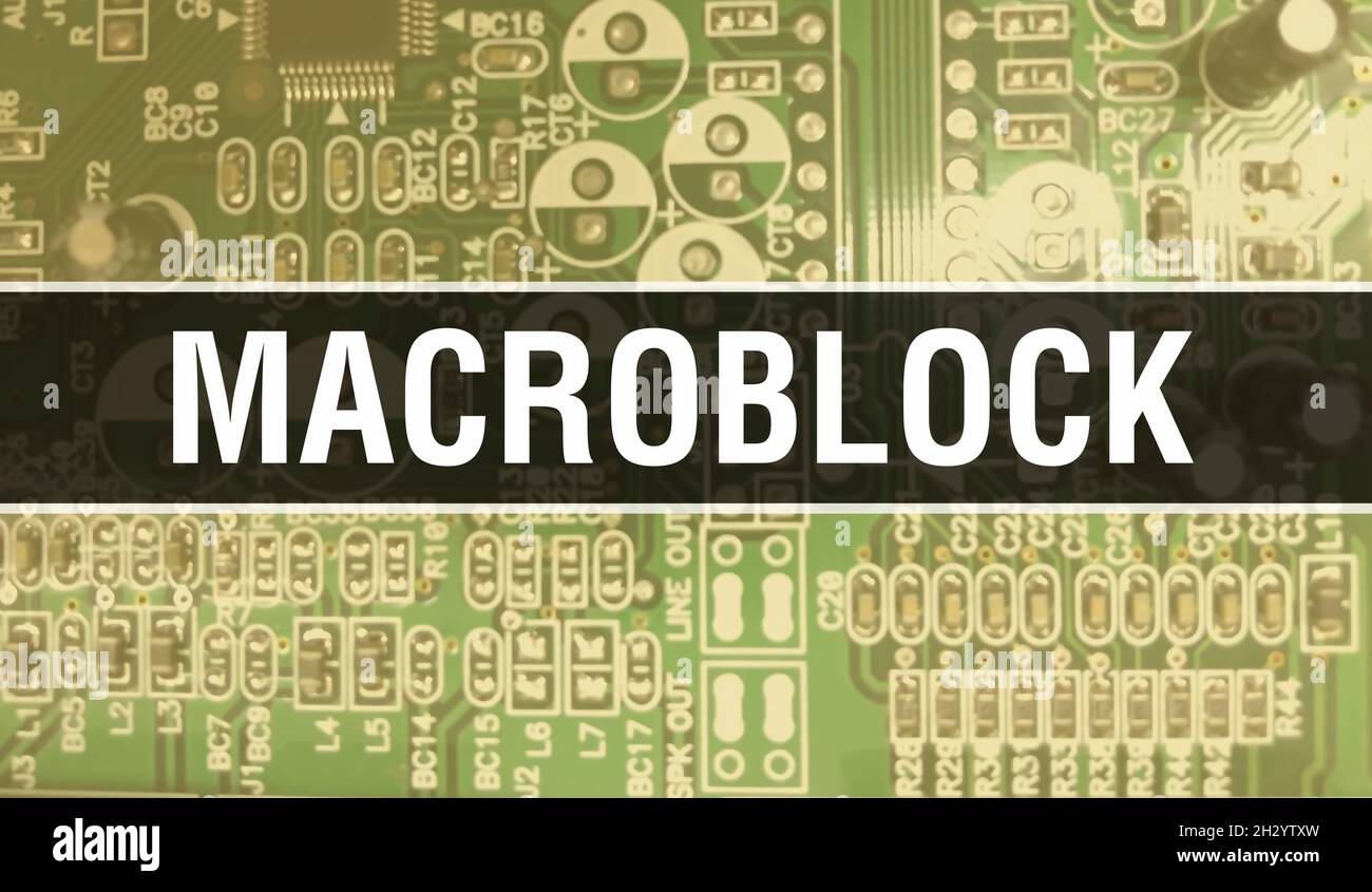 Macroblock hi-res stock photography and images - Alamy