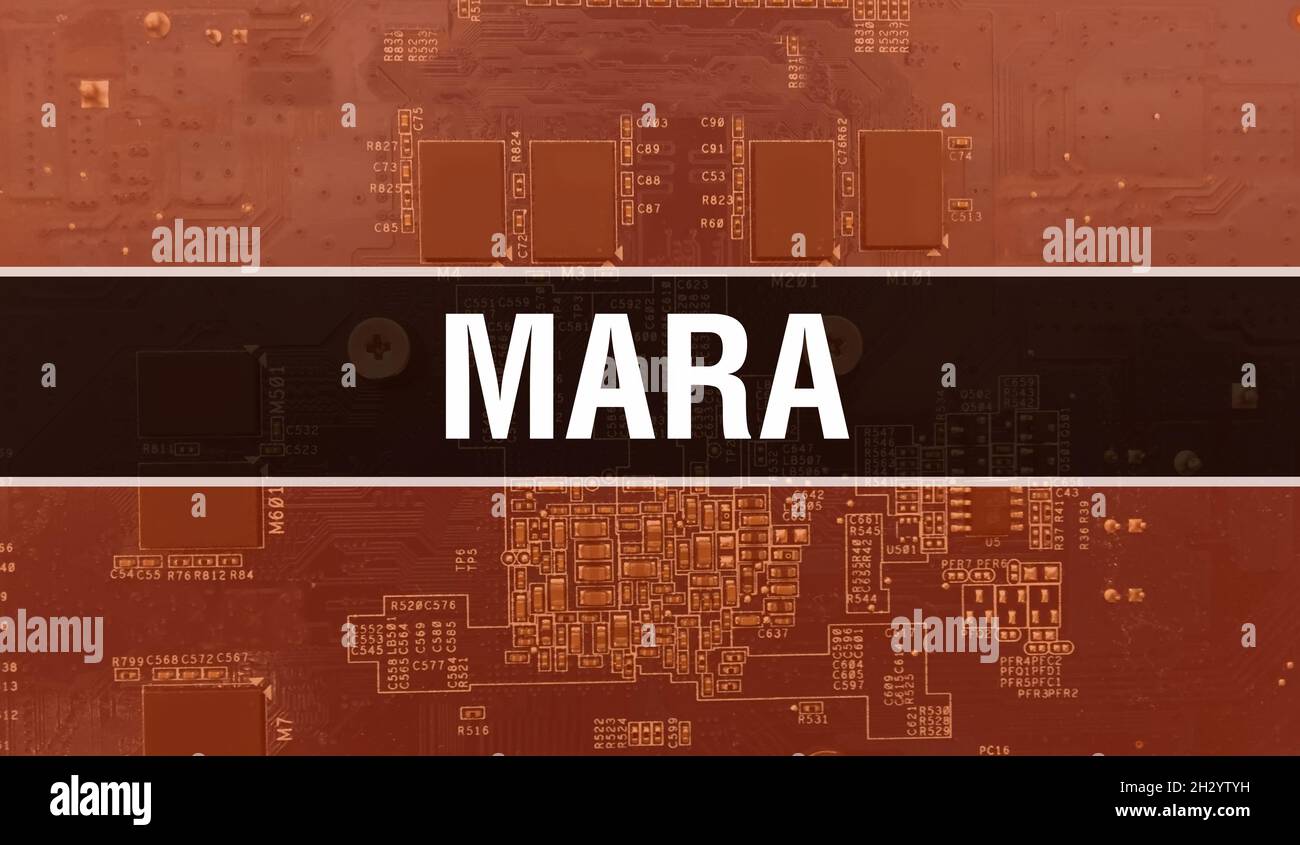 MARA concept with Electronic Integrated Circuit on circuit board. MARA ...