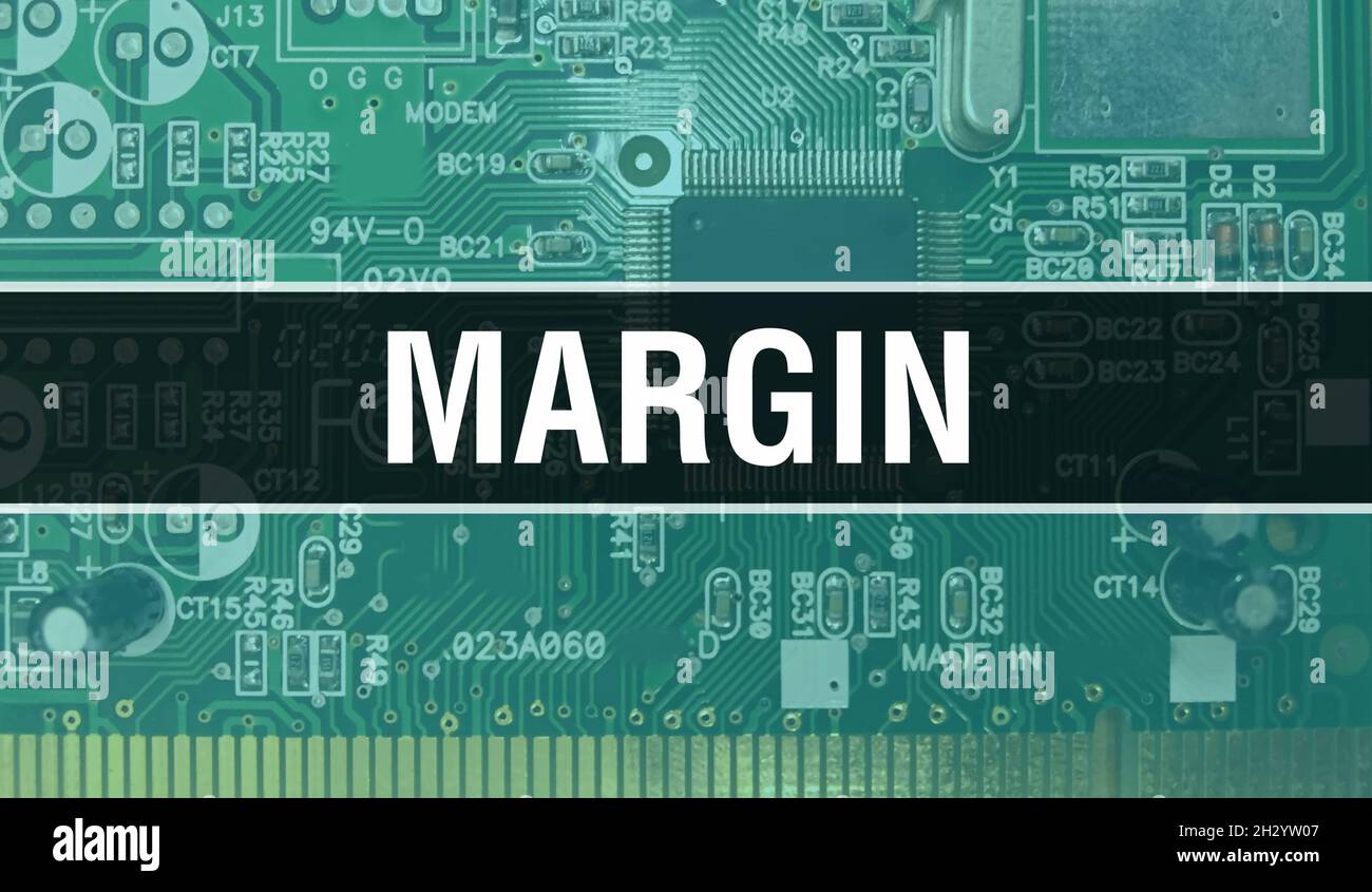 Margin with Technology Motherboard Digital. Margin and Computer Circuit ...