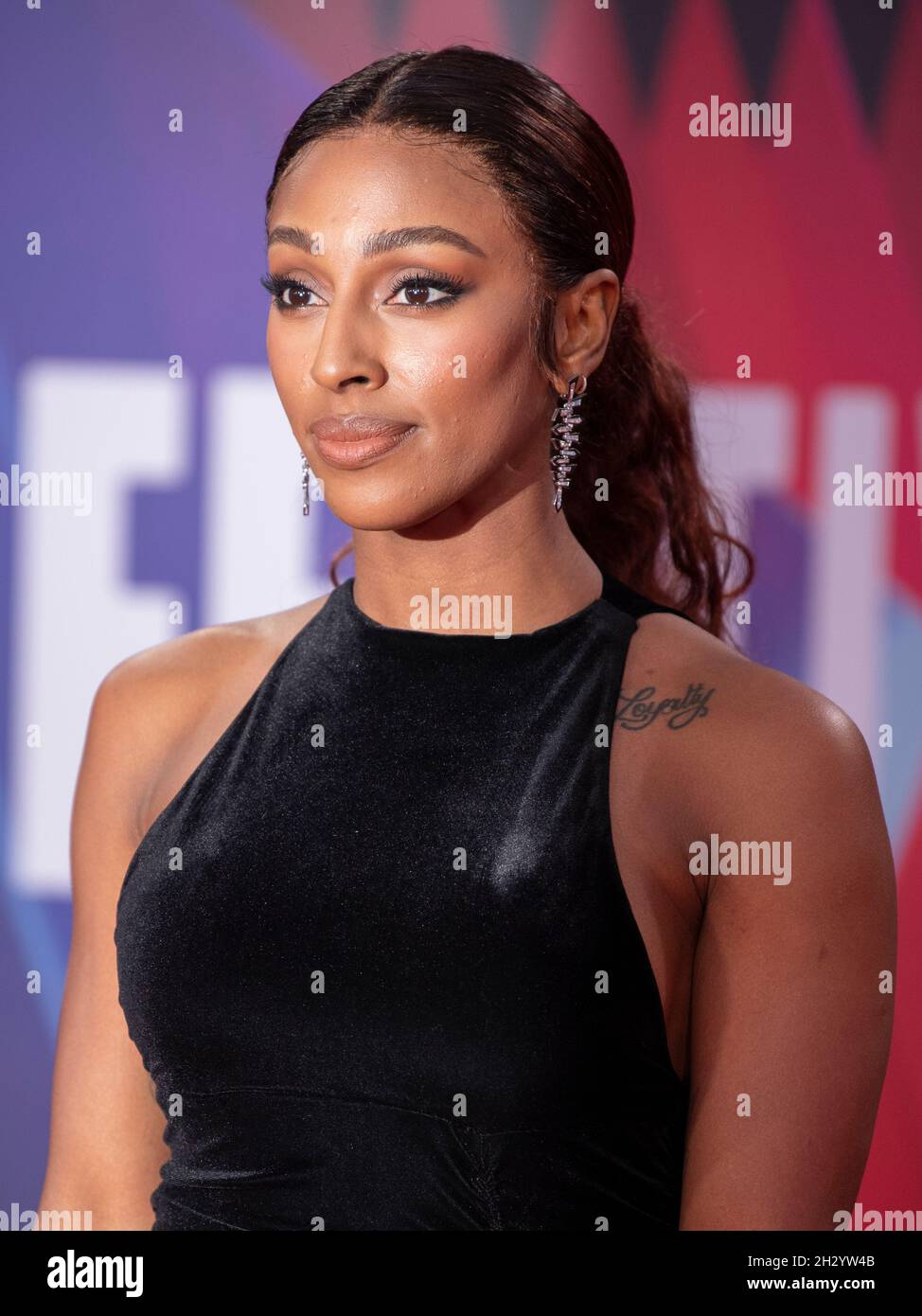 Alexandra Burke attends the UK Premiere of "King Richard" during the ...