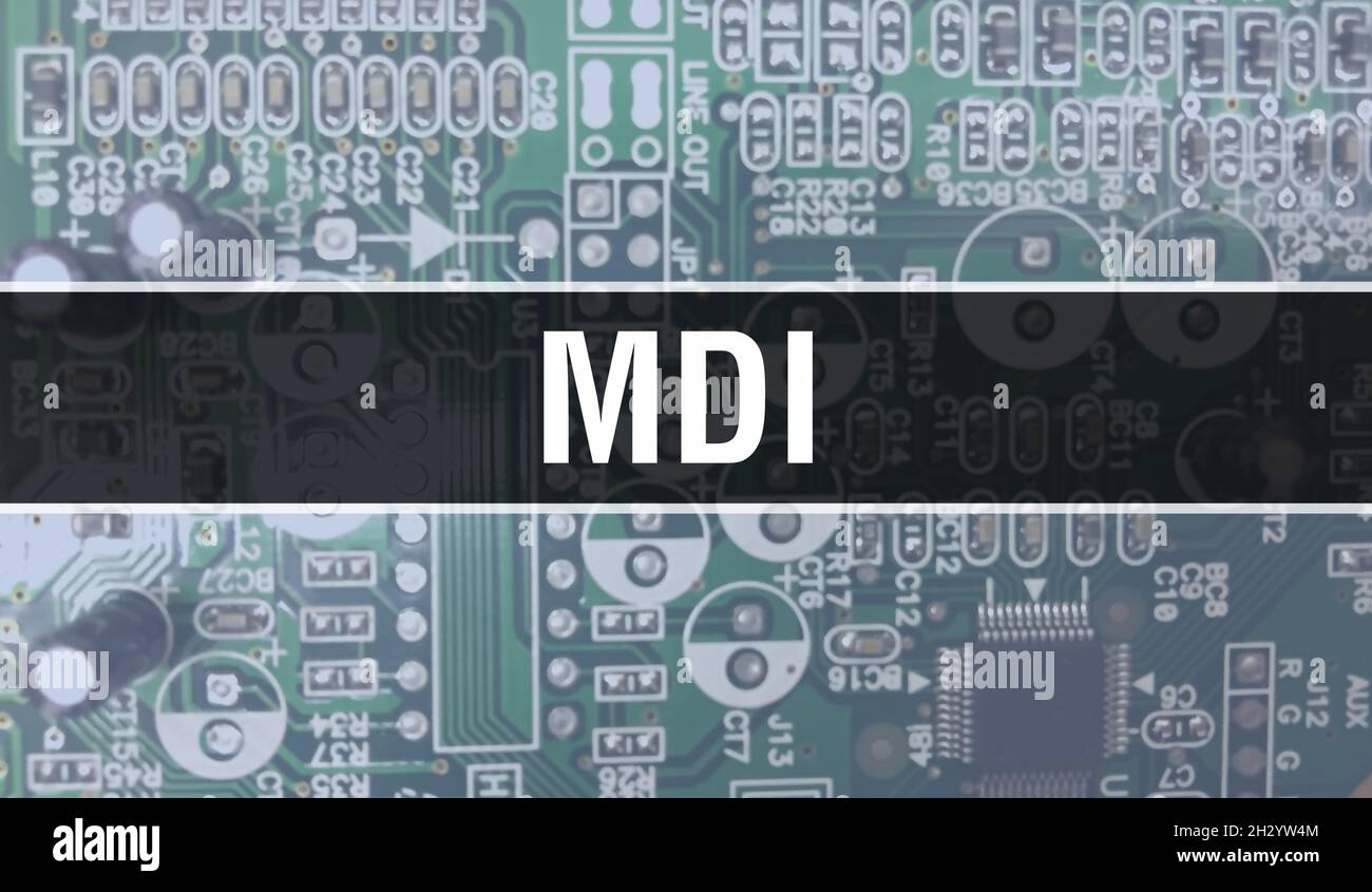 MDI with Electronic Computer Hardware technology background. Abstract ...