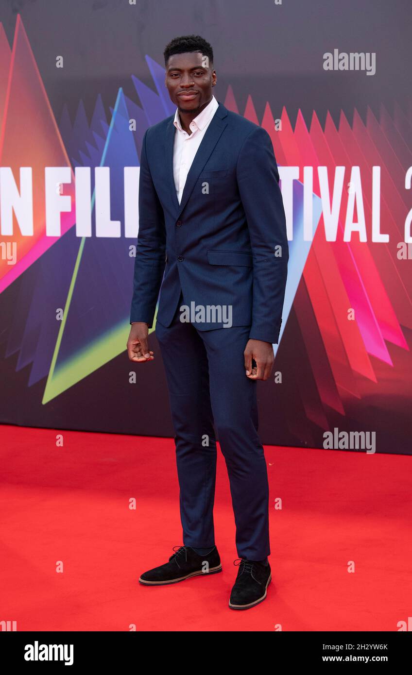 Jesse Chuku attends the UK Premiere of "King Richard" during the 65th ...
