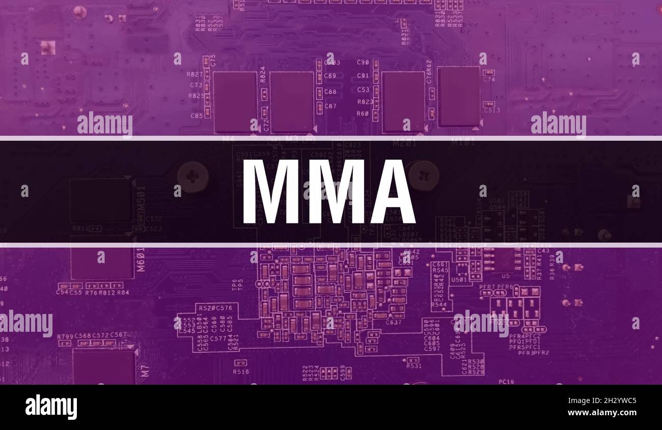 MMA concept with Electronic Integrated Circuit on circuit board. MMA ...