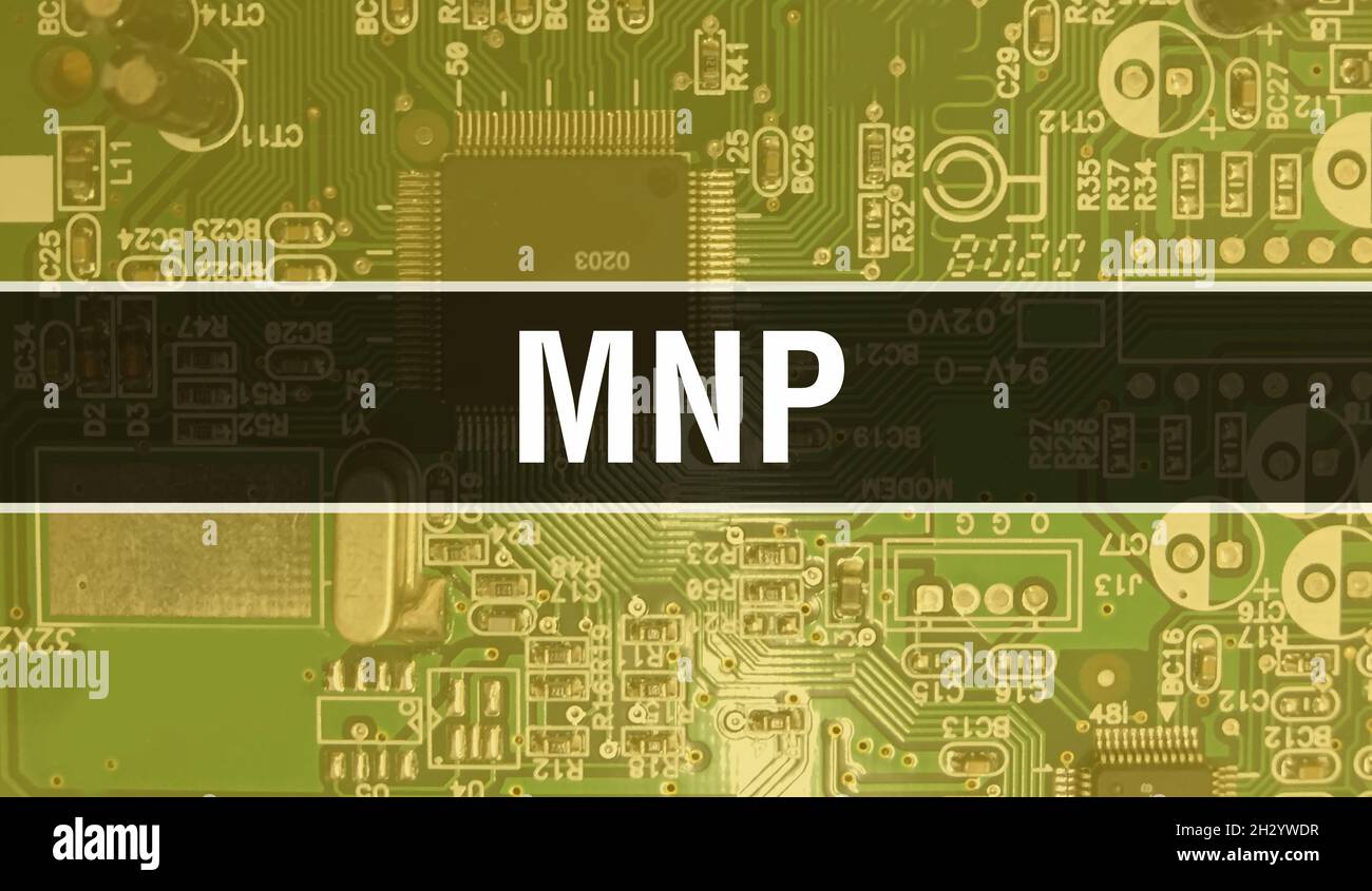 MNP with Technology Motherboard Digital. MNP and Computer Circuit Board ...