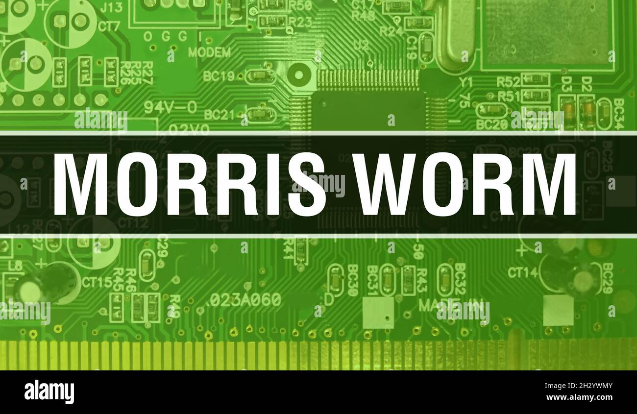 Morris worm text hi-res stock photography and images - Alamy