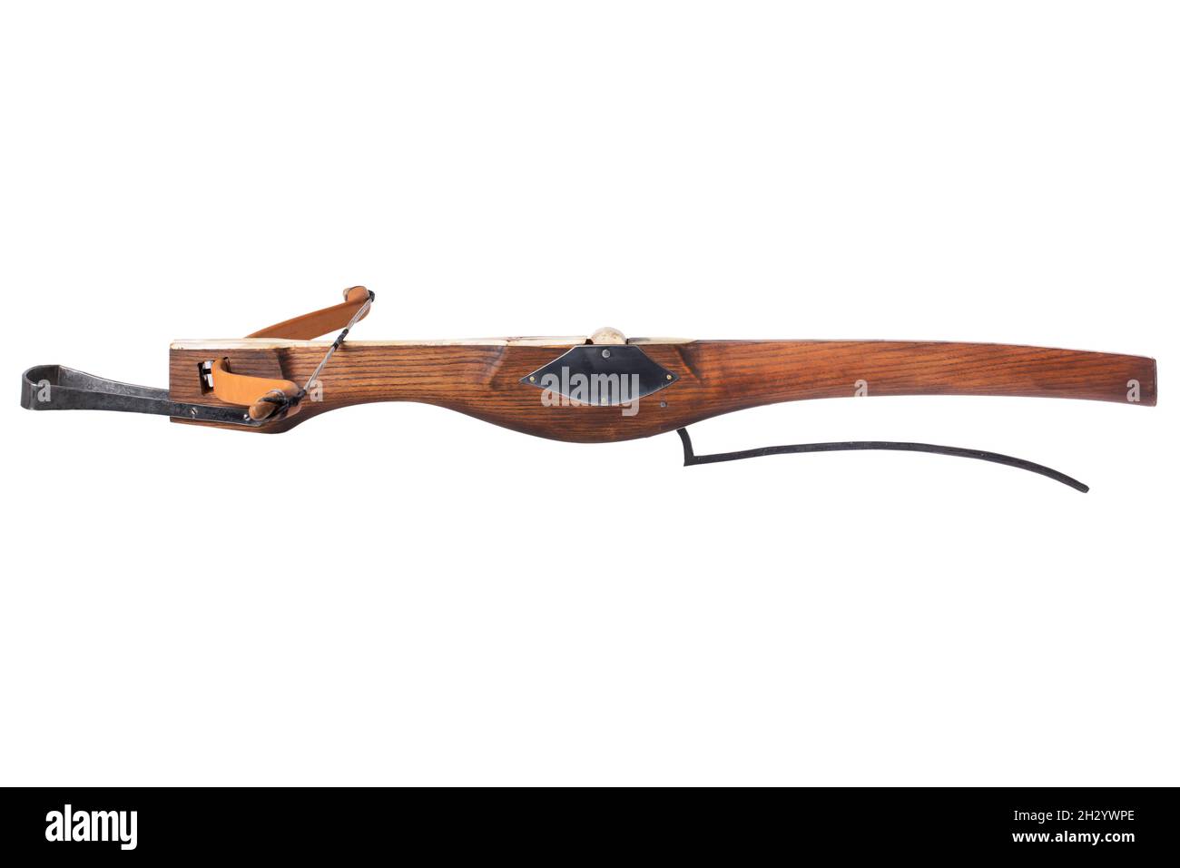 vintage medieval crossbow isolated on white background Stock Photo - Alamy