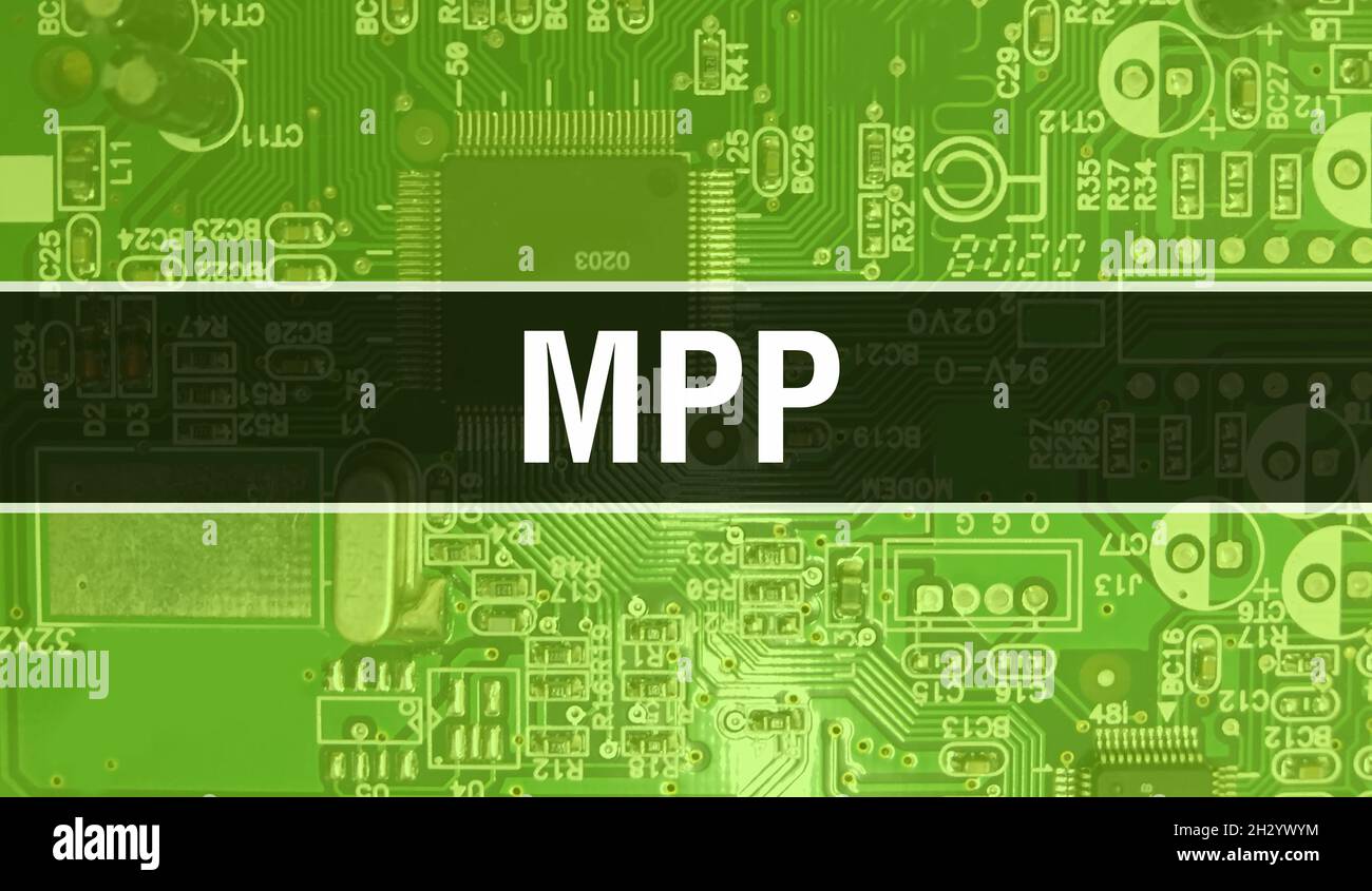MPP with Technology Motherboard Digital. MPP and Computer Circuit Board ...