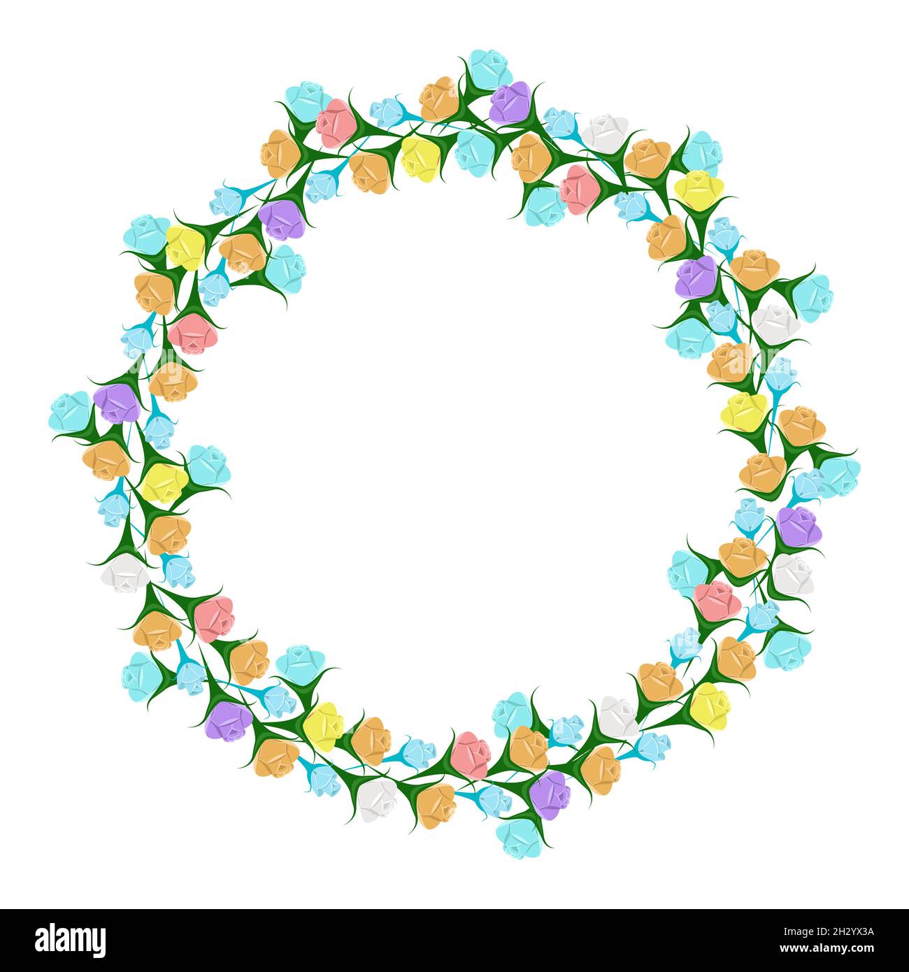Rose blossoms Stock Vector Images - Alamy