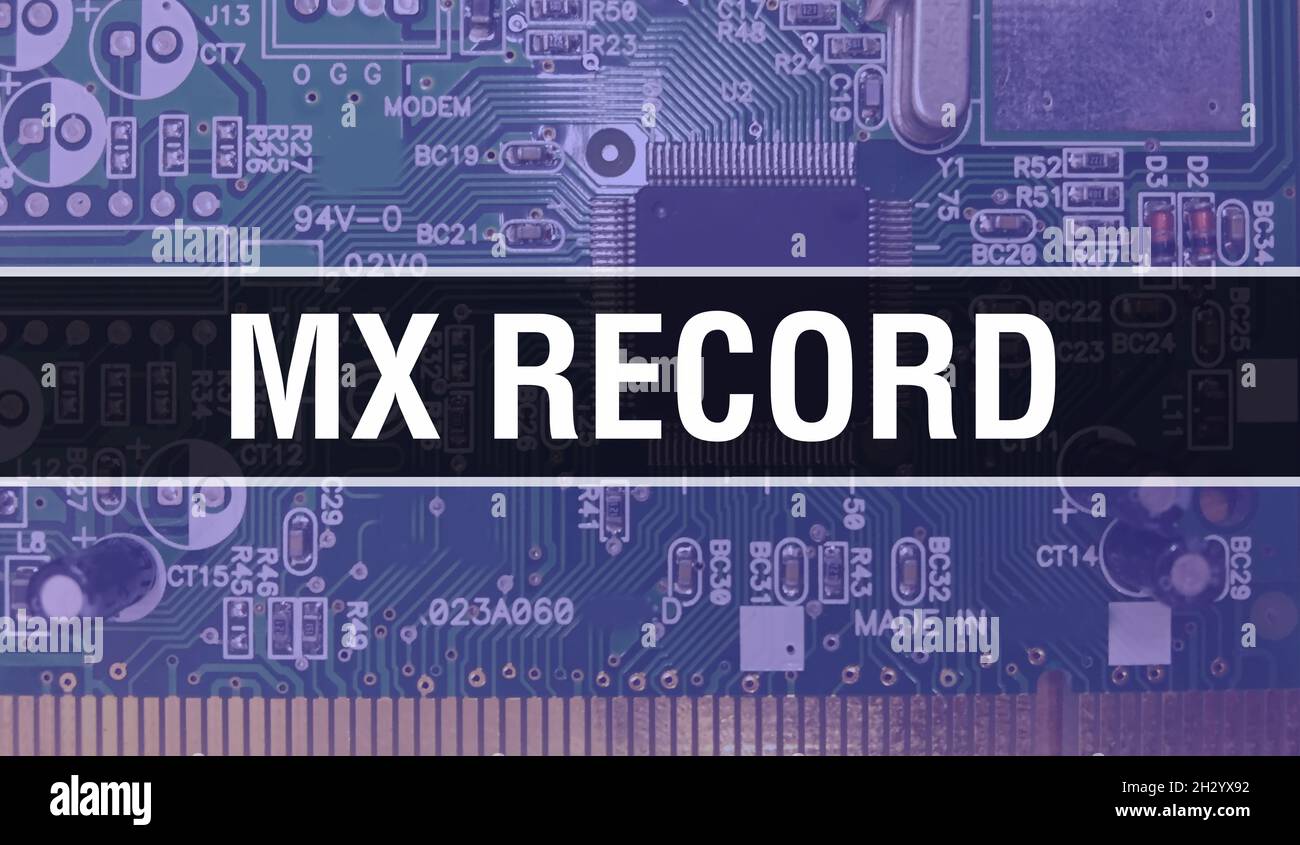 Mx record text hi-res stock photography and images - Alamy