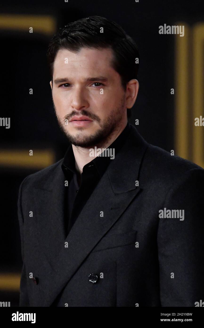 Rome, Italy. 24th Oct, 2021. Kit Harington attends the red carpet of ...
