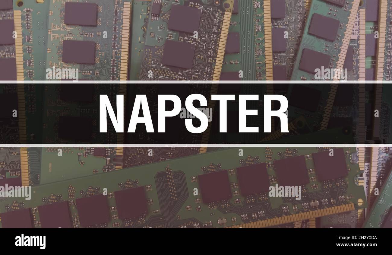 Napster with Technology Motherboard Digital. Napster and Computer ...