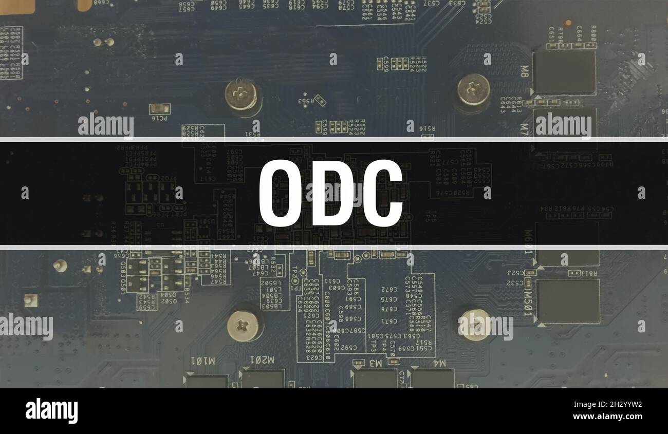 ODC with Technology Motherboard Digital. ODC and Computer Circuit Board ...