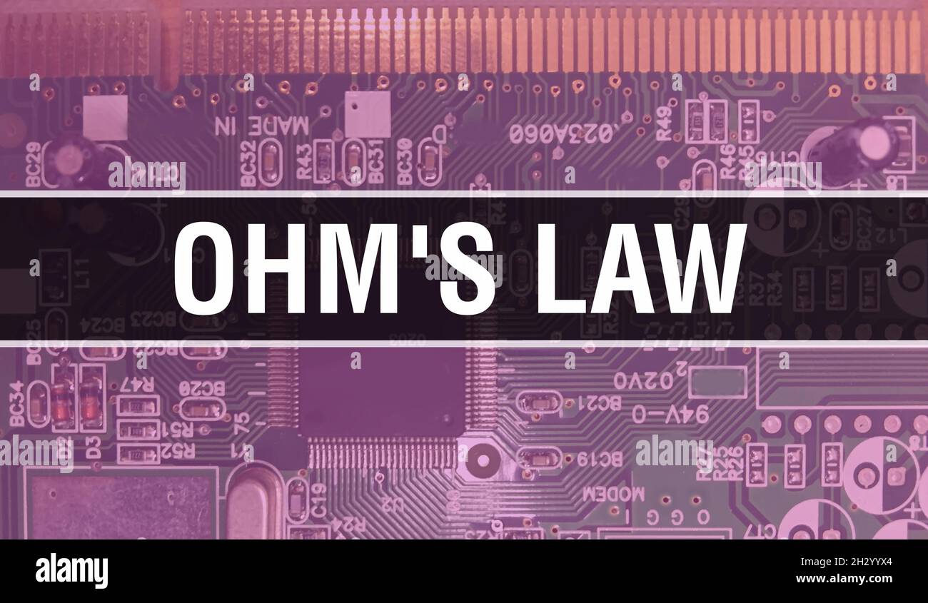 Ohms law text hi-res stock photography and images - Alamy