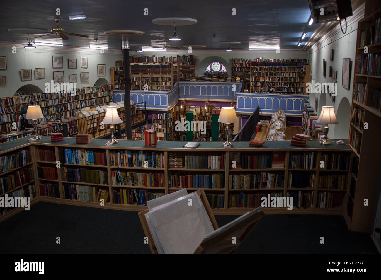 The inside of Leakey's Bookshop, Inverness, Scotland, UK Stock Photo ...