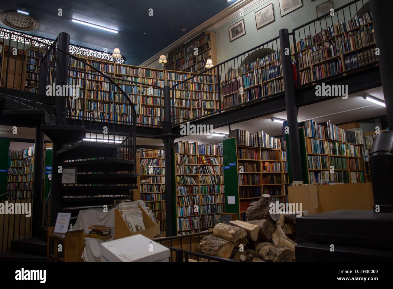 The inside of Leakey's Bookshop, Inverness, Scotland, UK Stock Photo ...