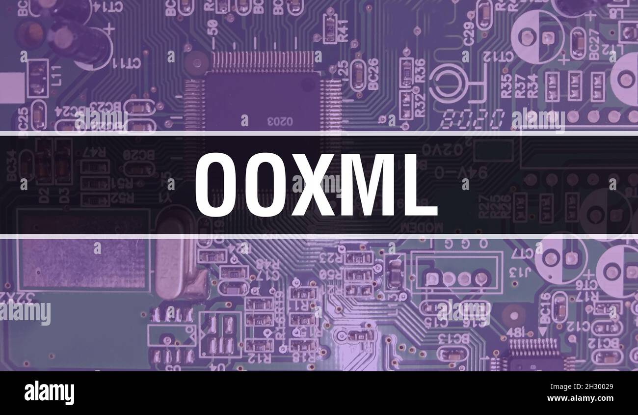 Ooxml text hi-res stock photography and images - Alamy