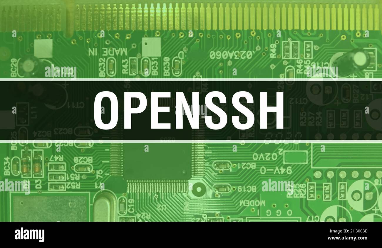Openssh text hi-res stock photography and images - Alamy