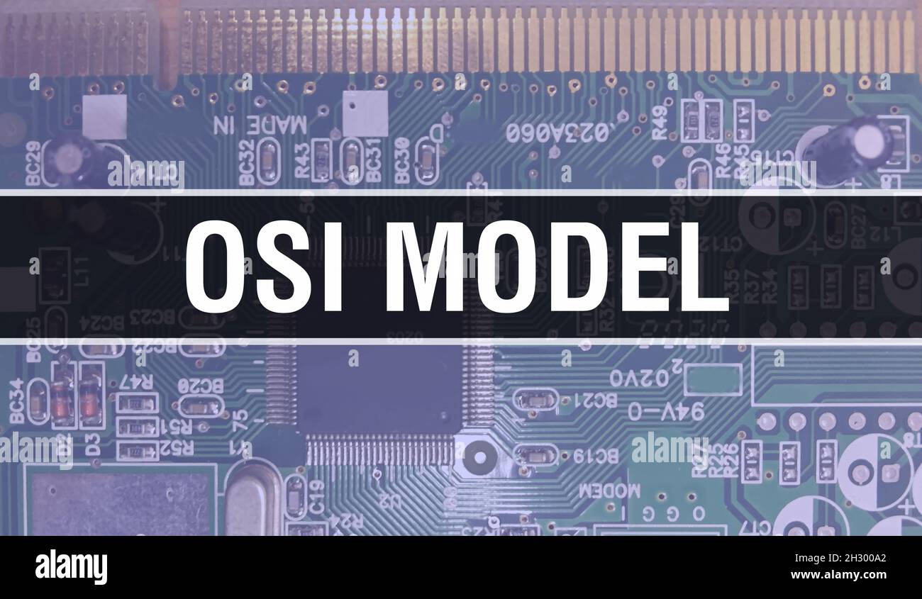 Osi model image hi-res stock photography and images - Alamy