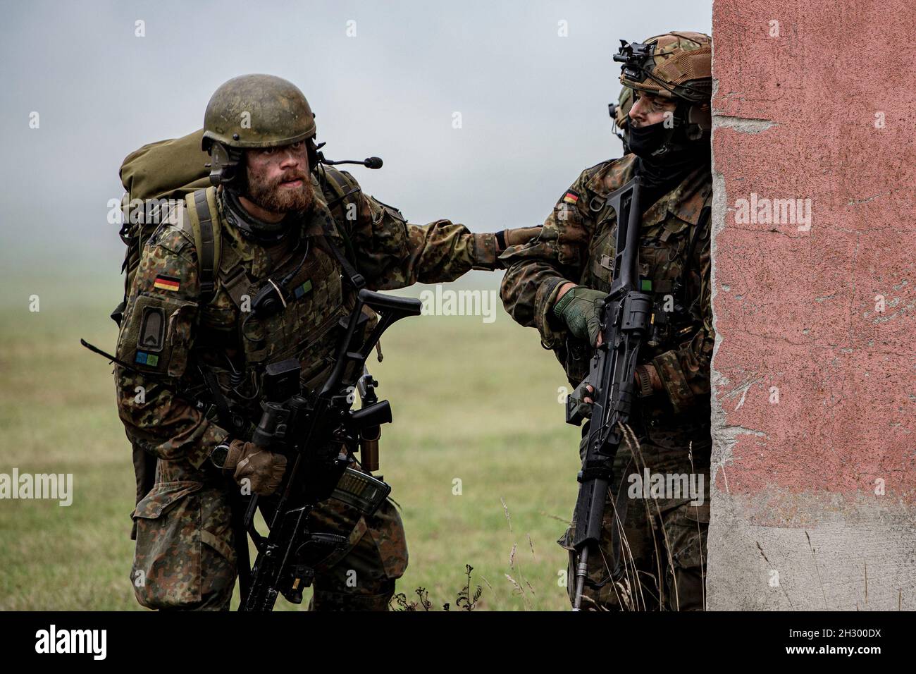 Rapid Response Forces Division soldiers conduct a scouting mission ...