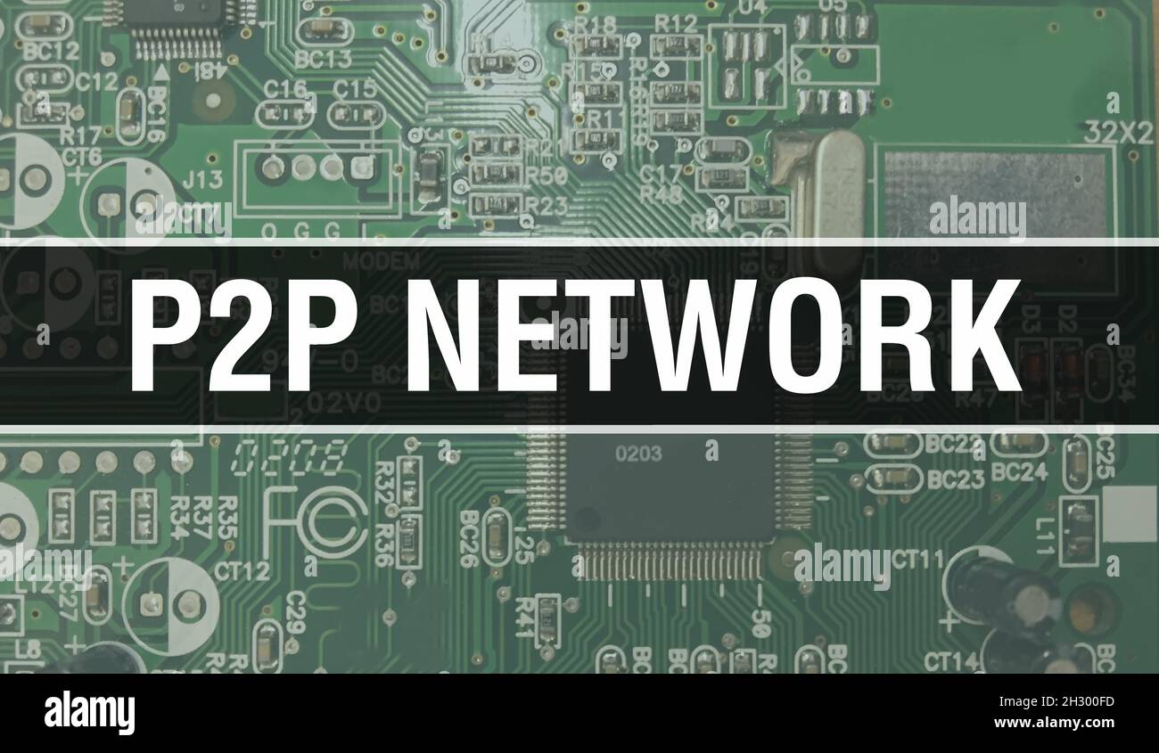 P2p network hi-res stock photography and images - Alamy