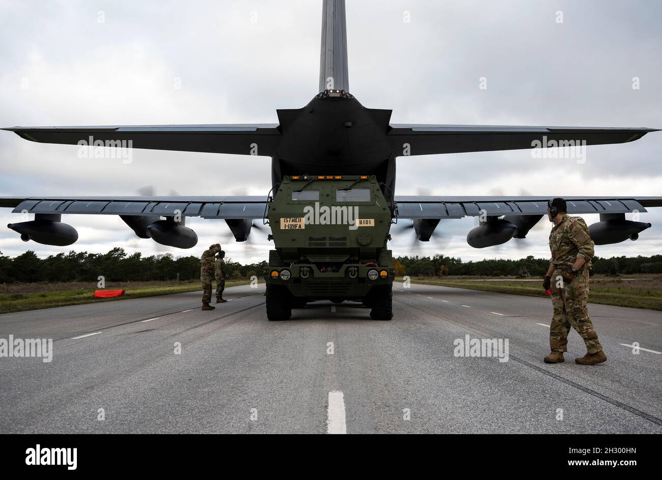 A U.S. Air Force loadmaster with the 352d Special Operations Wing ...