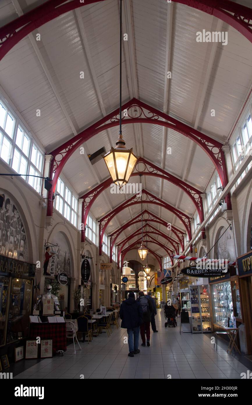 The Victorian Market, a covered shopping arcade, Inverness, Scotland UK ...