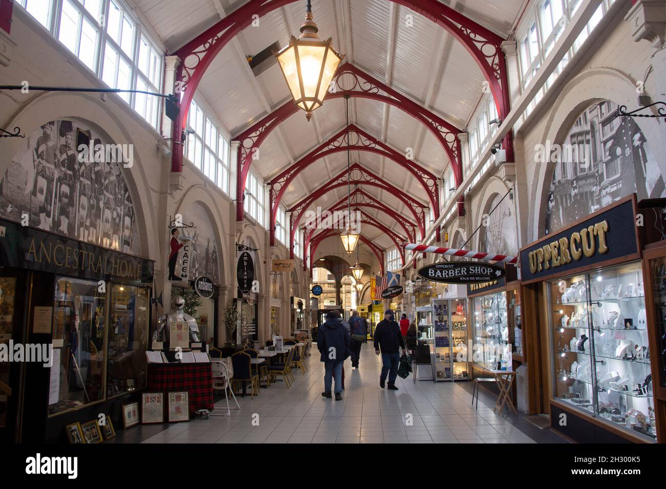 The Victorian Market, a covered shopping arcade, Inverness, Scotland UK ...