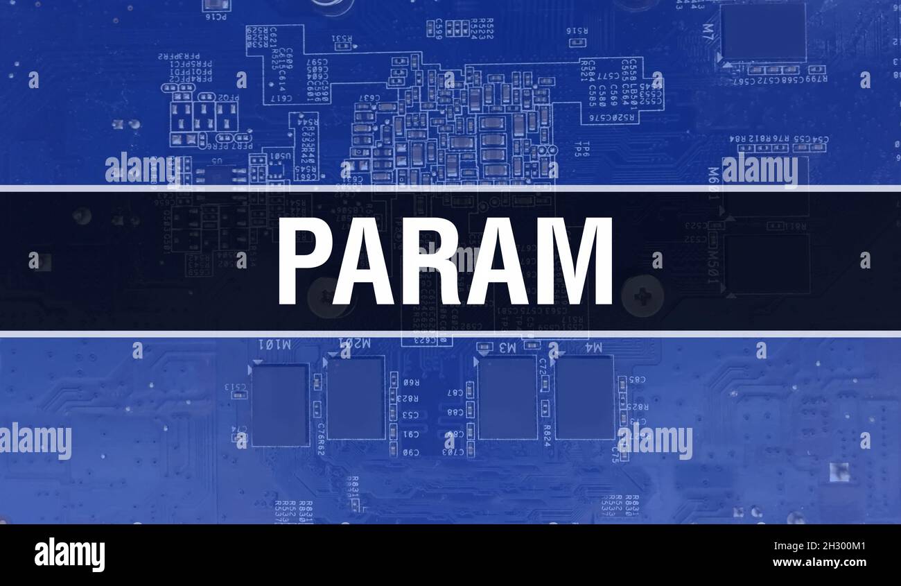 param with Electronic Computer Hardware technology background. Abstract ...