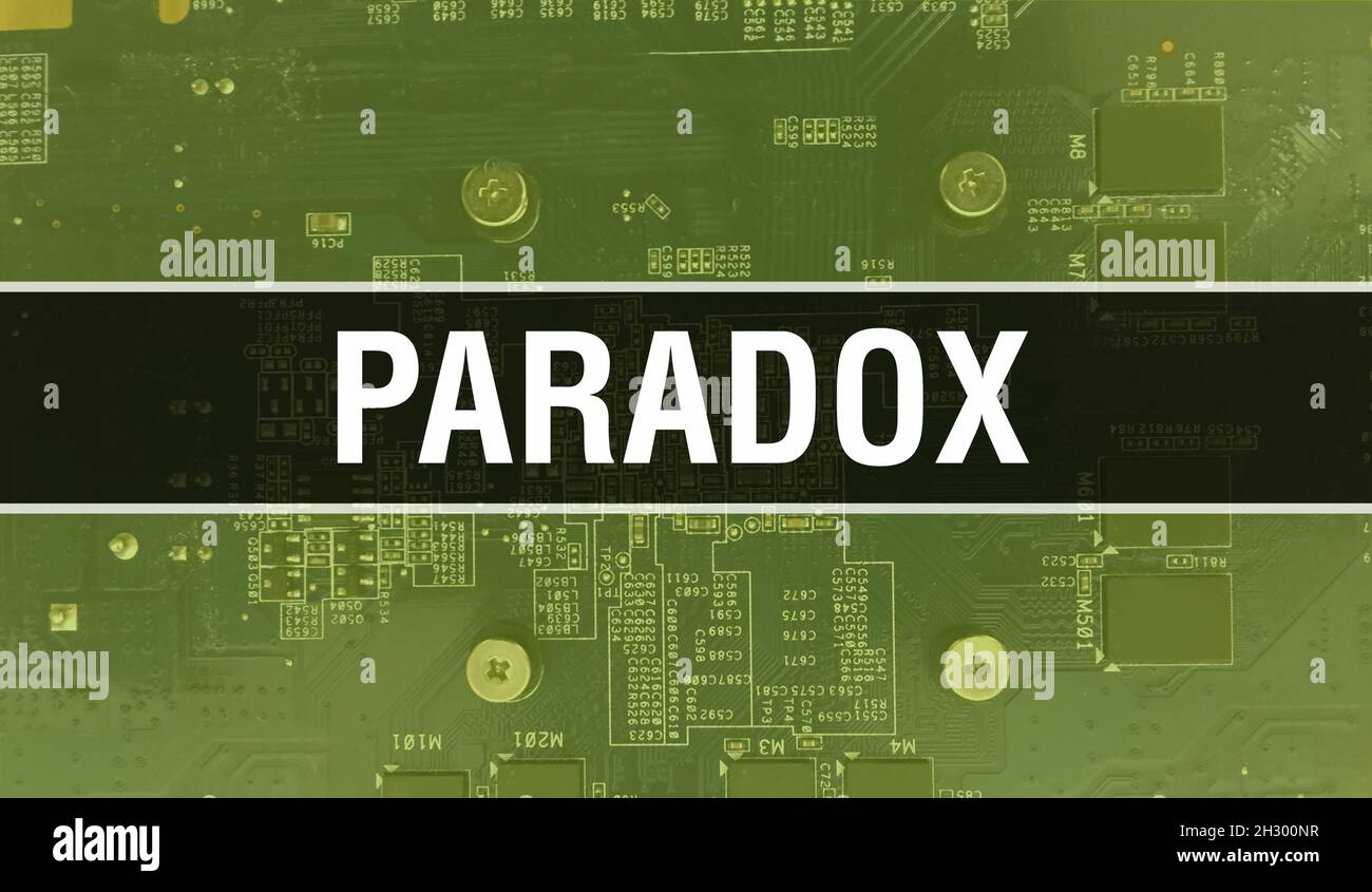Paradox with Technology Motherboard Digital. Paradox and Computer ...