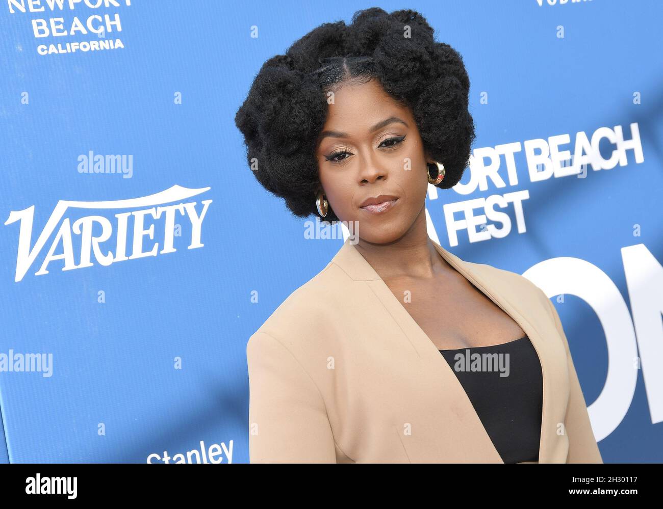 Los Angeles, USA. 24th Oct, 2021. Moses Ingram arrives at the 22nd ...