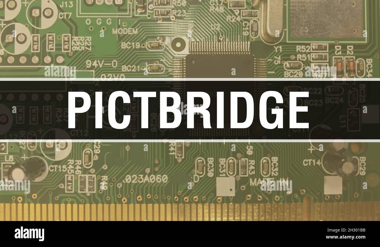 PictBridge with Technology Motherboard Digital. PictBridge and Computer ...