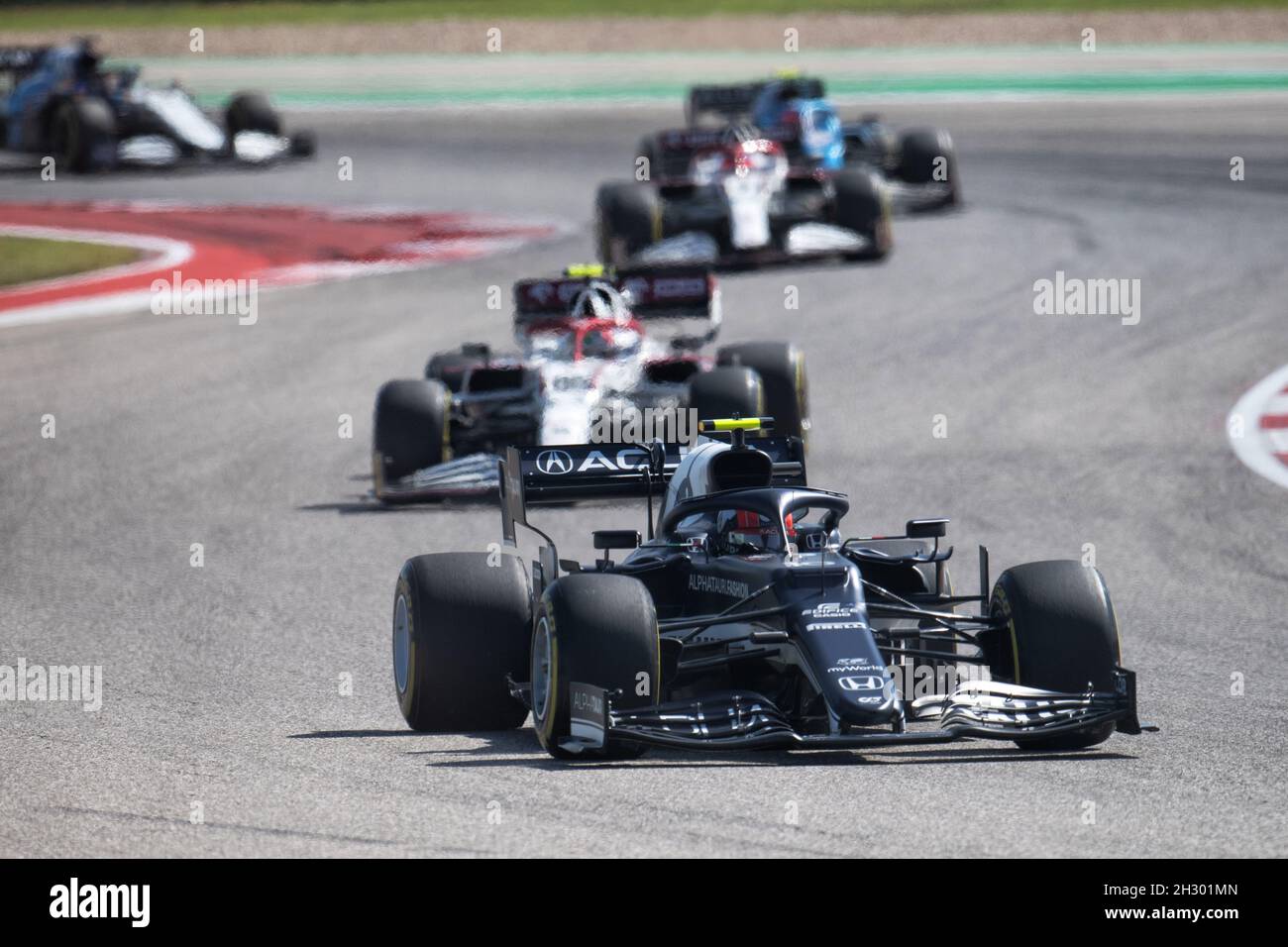 Austin, Texas, USA, 24/10/2021, Pierre Gasly (FRA) AlphaTauri AT02. 24. ...