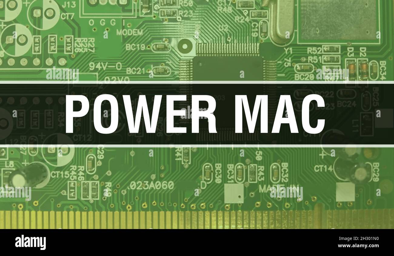 Power Mac with Technology Motherboard Digital. Power Mac and Computer ...