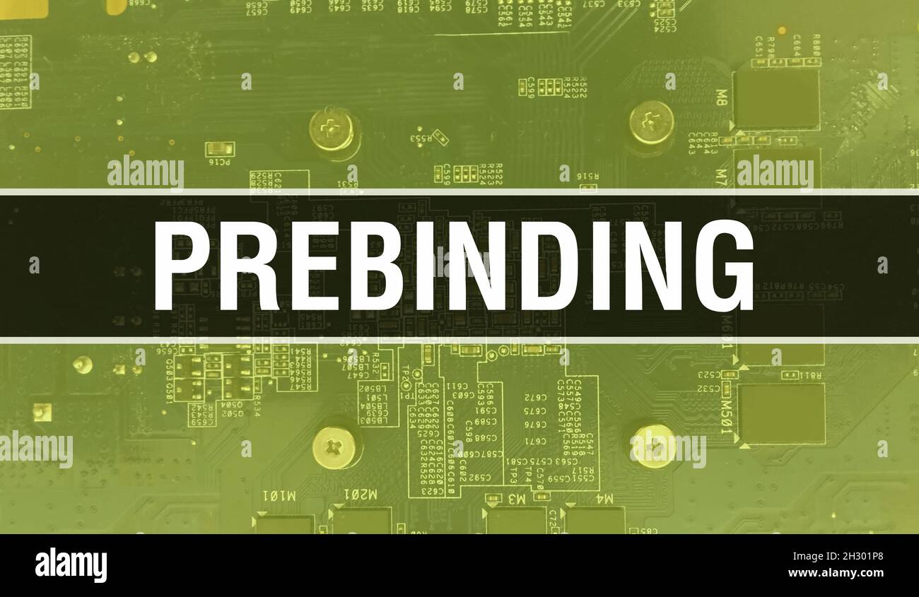 Prebinding with Electronic components on integrated circuit board ...