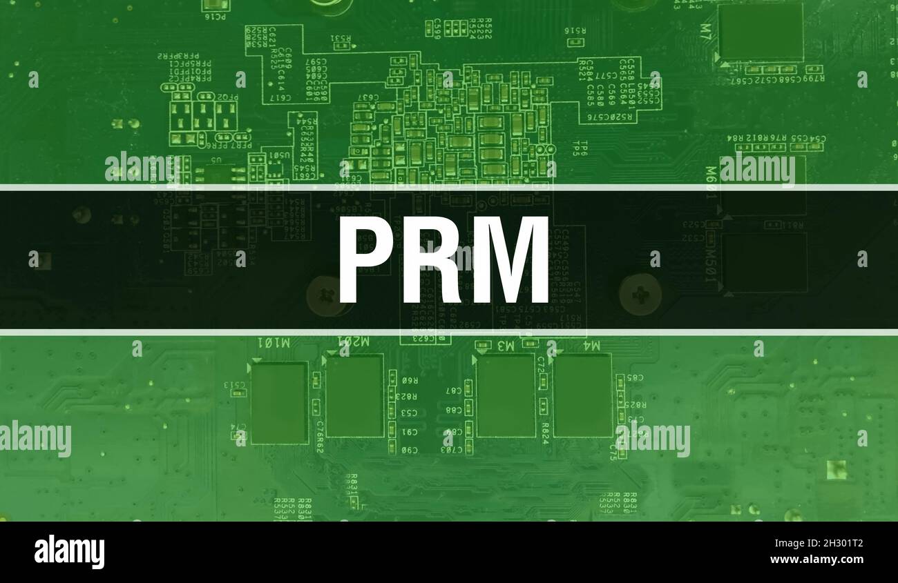 PRM concept with Electronic Integrated Circuit on circuit board. PRM ...
