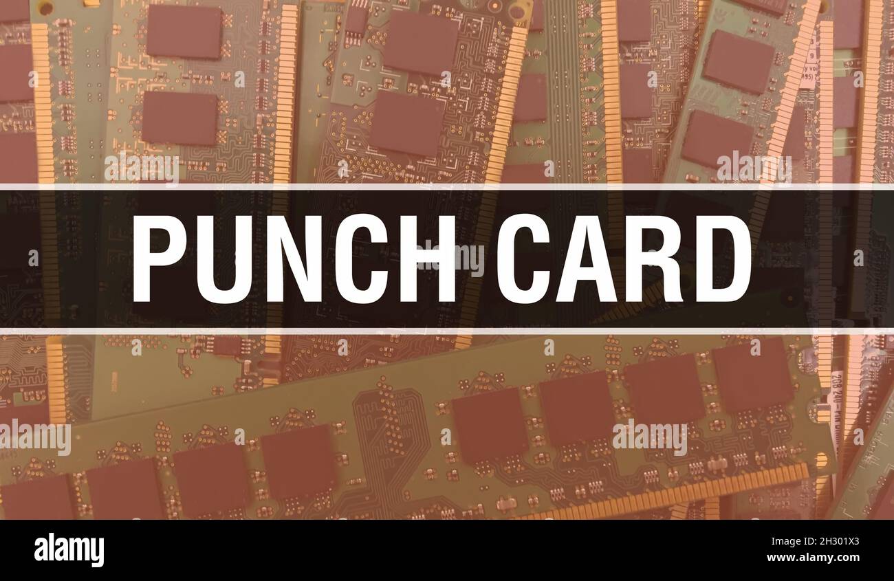Computer punch card hi-res stock photography and images - Alamy