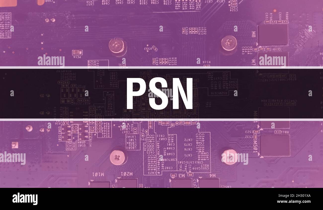 Psn text hi-res stock photography and images - Alamy