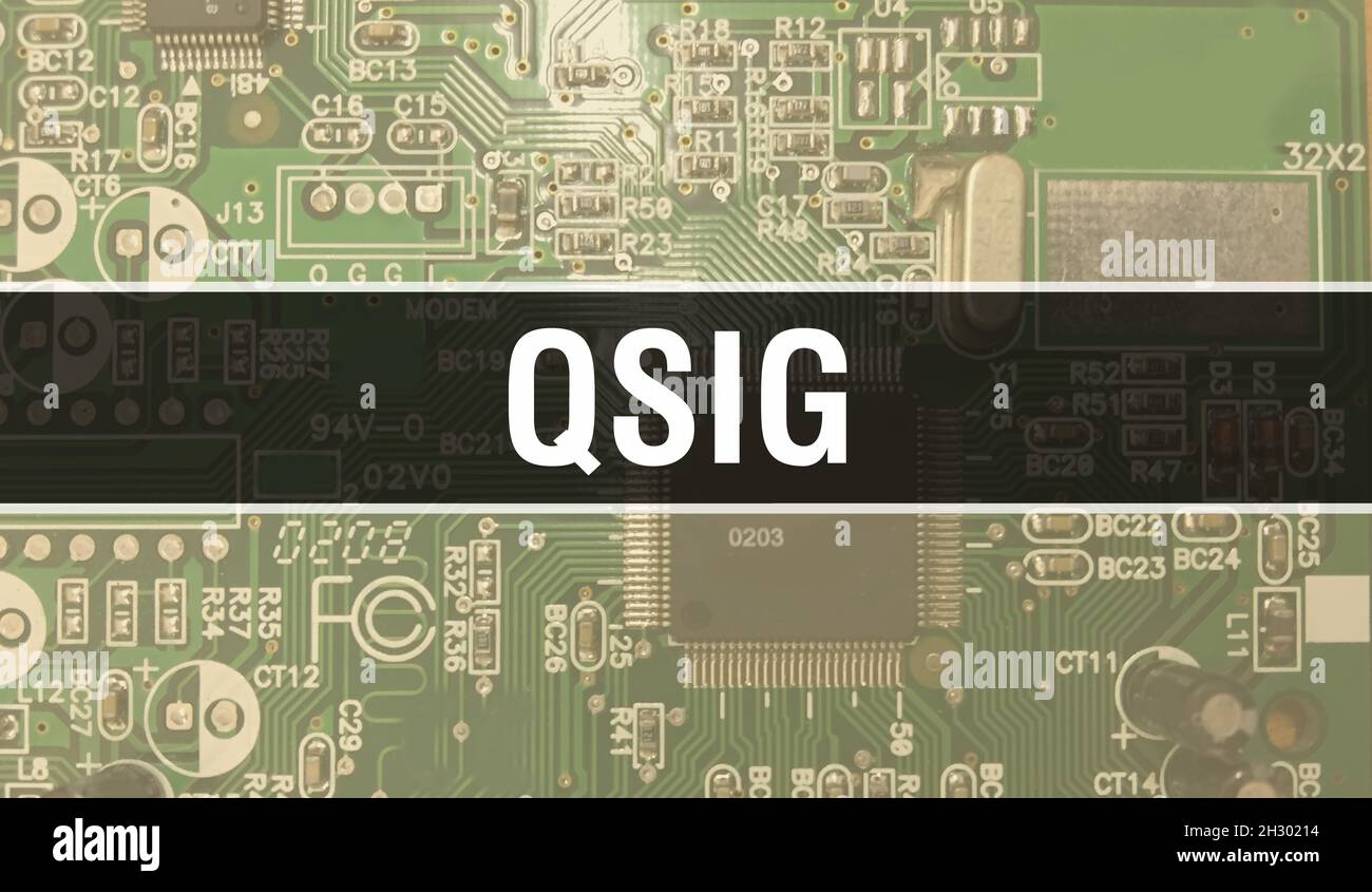 Qsig background hi-res stock photography and images - Alamy