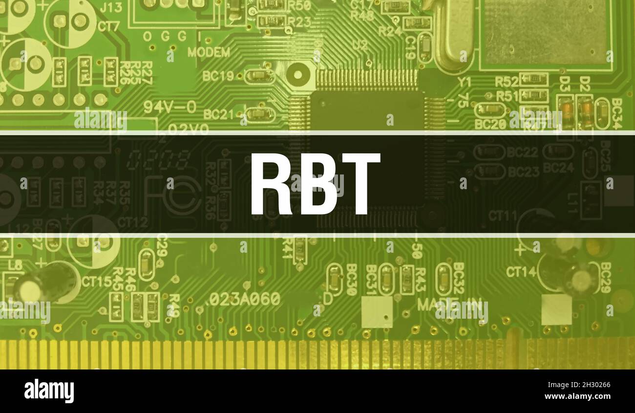 RBT with Technology Motherboard Digital. RBT and Computer Circuit Board ...