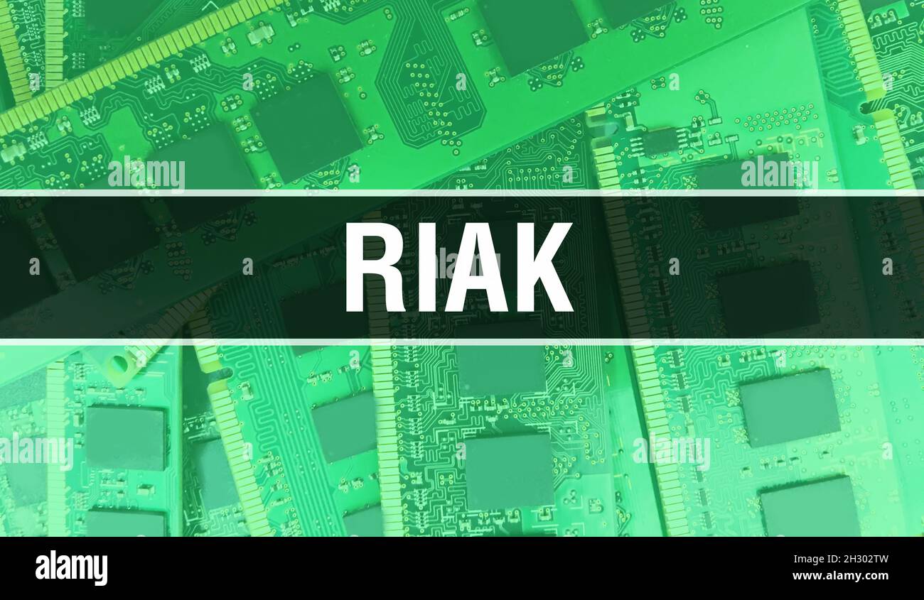 Riak with Technology Motherboard Digital. Riak and Computer Circuit ...