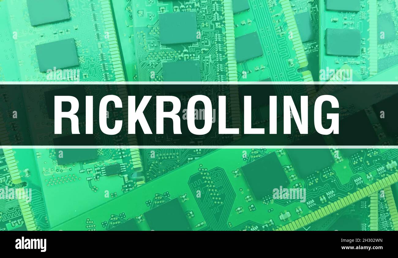 Rickrolling image hi-res stock photography and images - Alamy