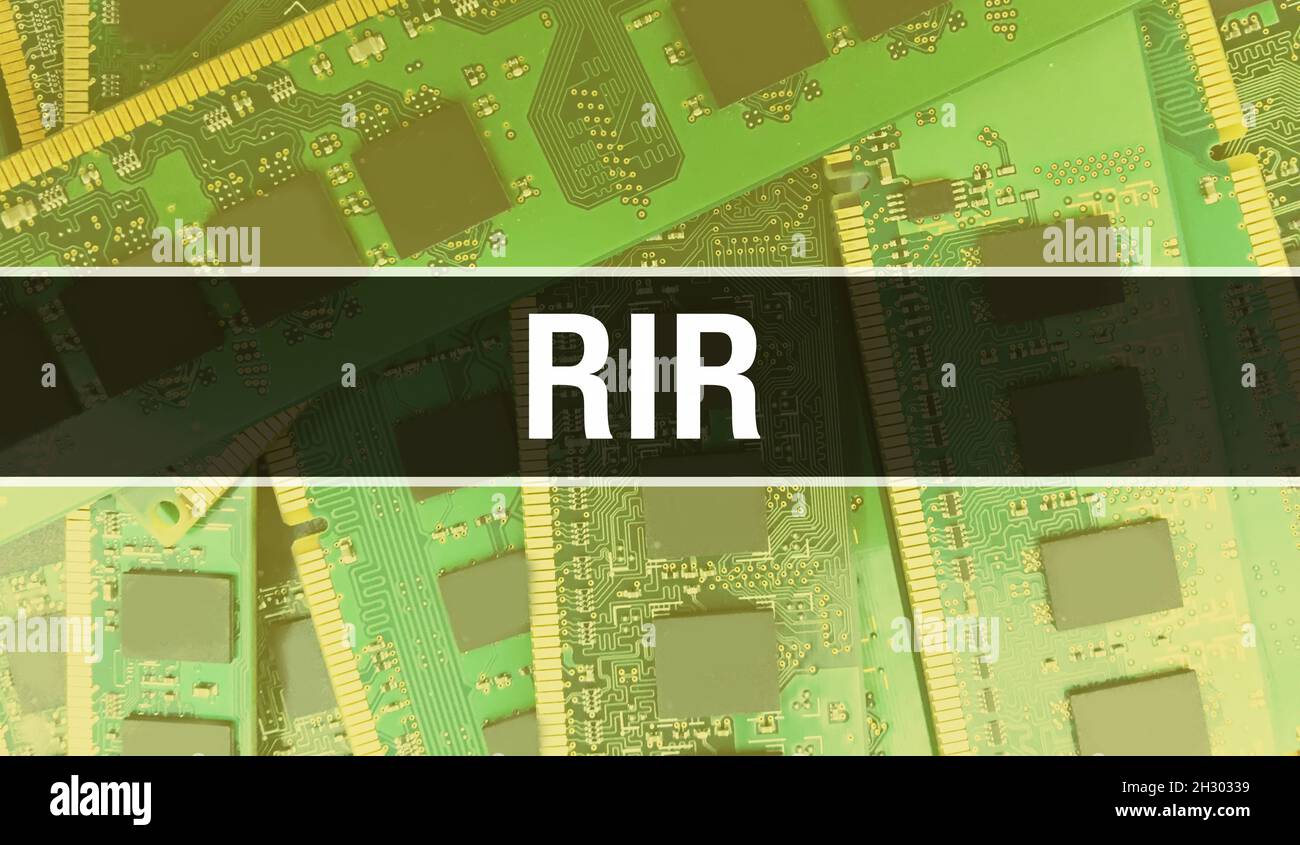 RIR with Technology Motherboard Digital. RIR and Computer Circuit Board ...