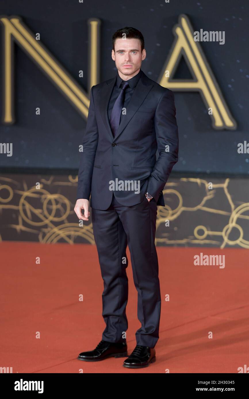 Rome, Italy. 24th Oct, 2021. Richard Madden attends the red carpet of ...
