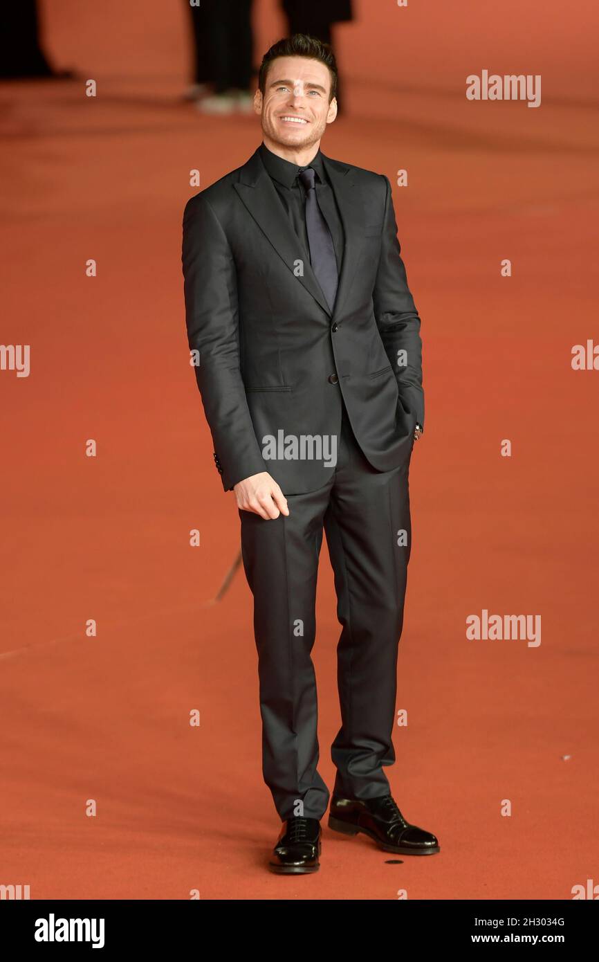 Rome, Italy. 24th Oct, 2021. Richard Madden attends the red carpet of ...