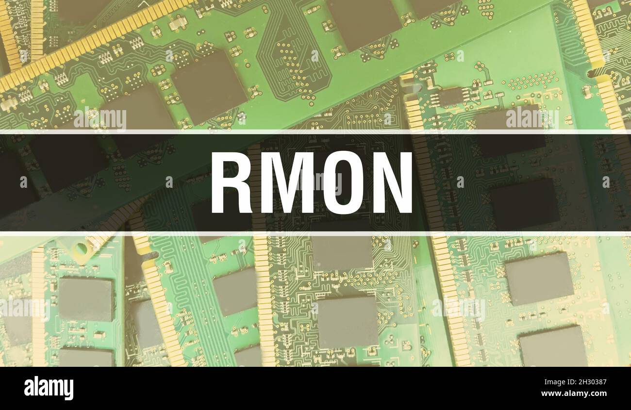 RMON with Technology Motherboard Digital. RMON and Computer Circuit ...